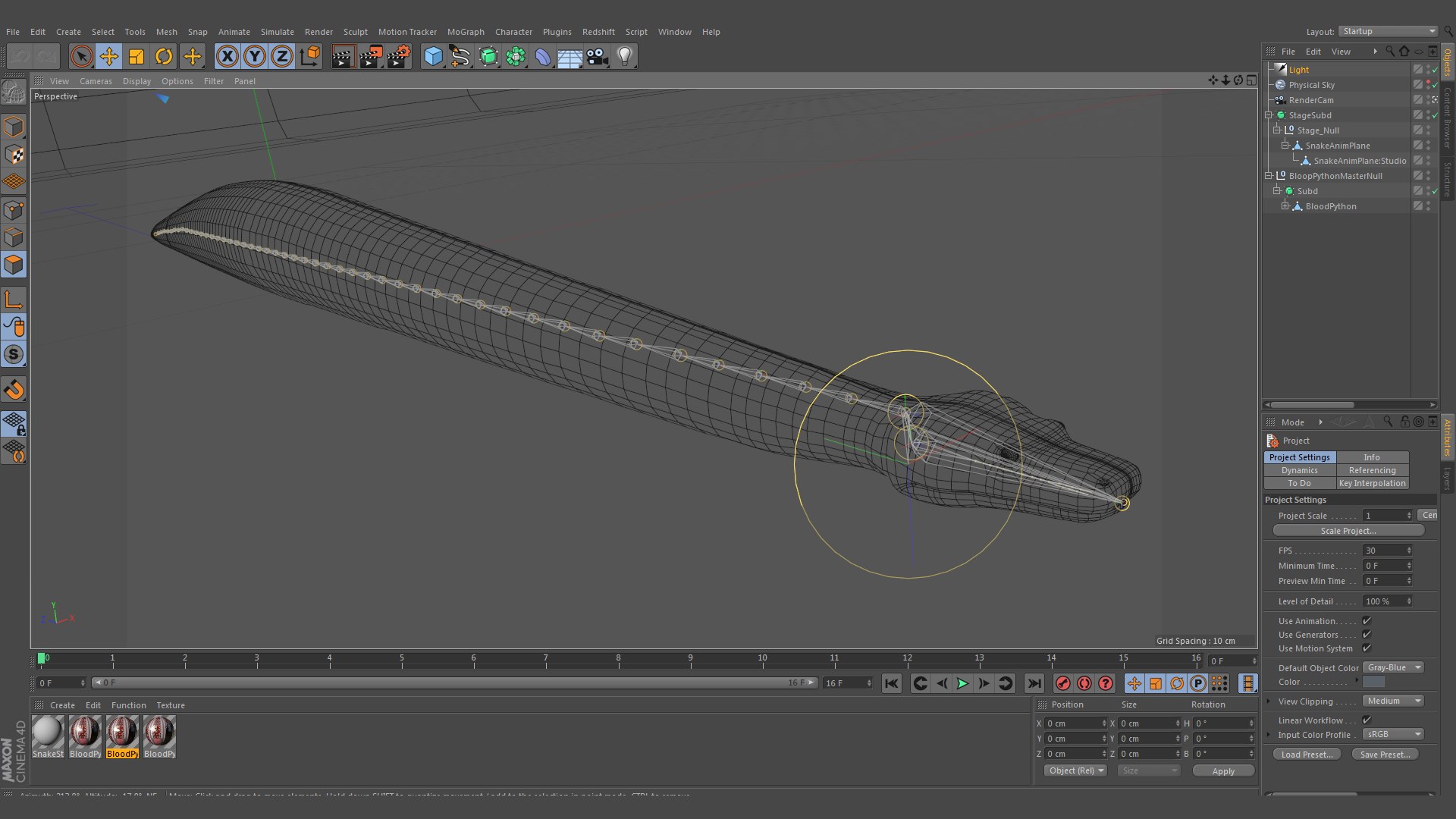 3D model Blood Python - Rigged - TurboSquid 1774503