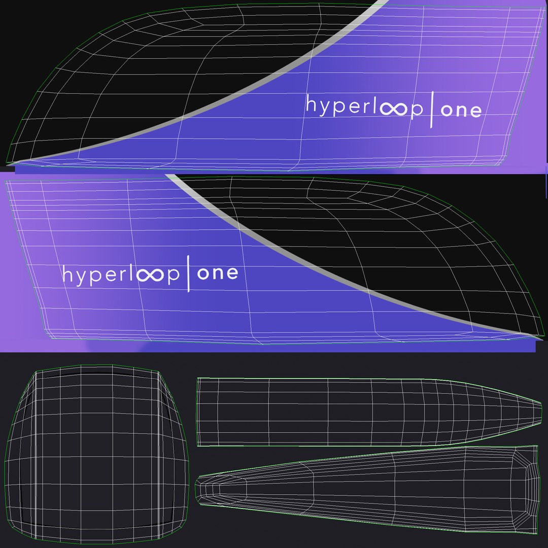 Hyperloop Train 3D - TurboSquid 1450956