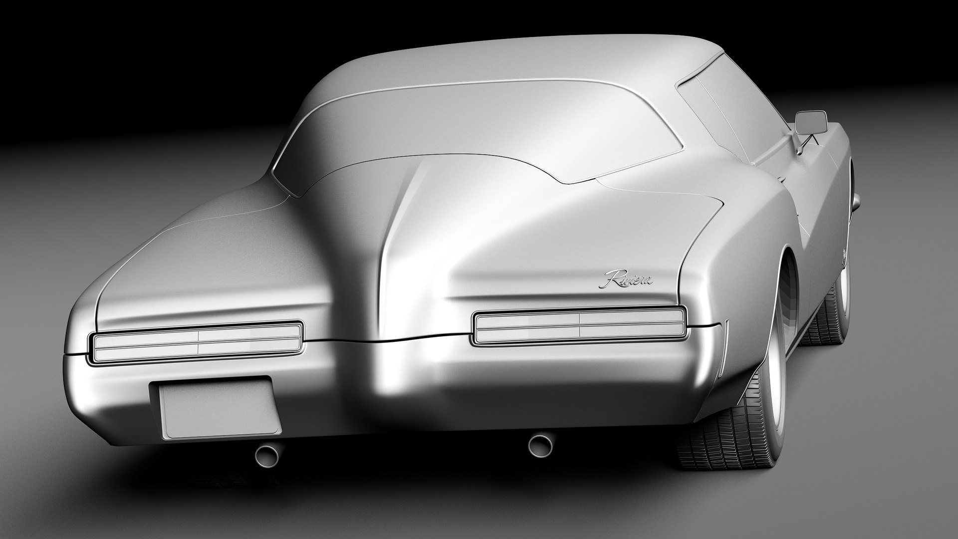 Buick Riviera Gs 1971 3d Model