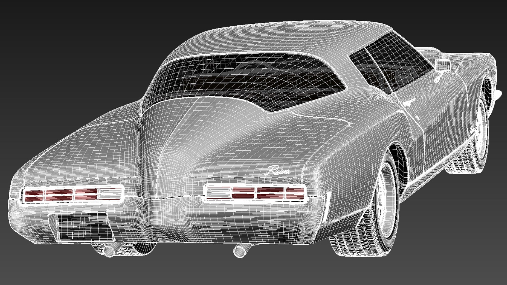 Buick Riviera Gs 1971 3d Model
