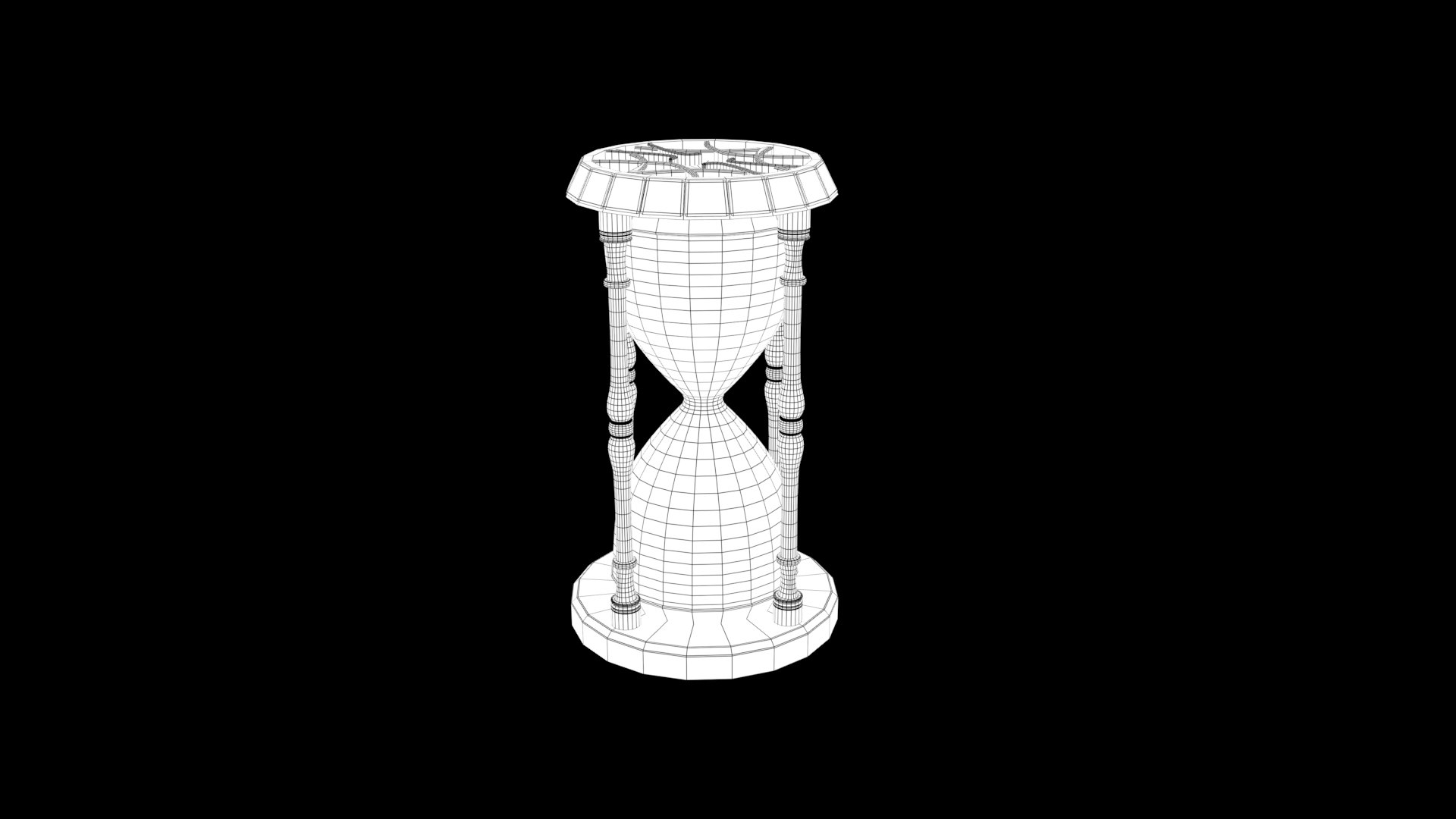 3D Hour Glass - TurboSquid 2200424