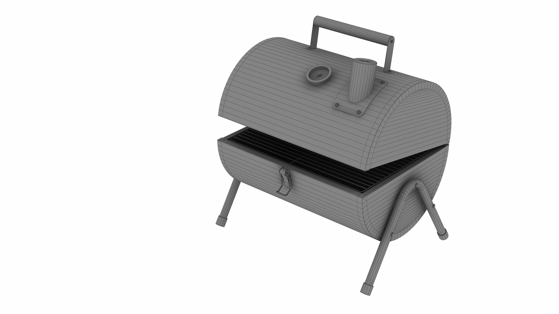 Barbecue Equipment 3D Model - TurboSquid 2400266