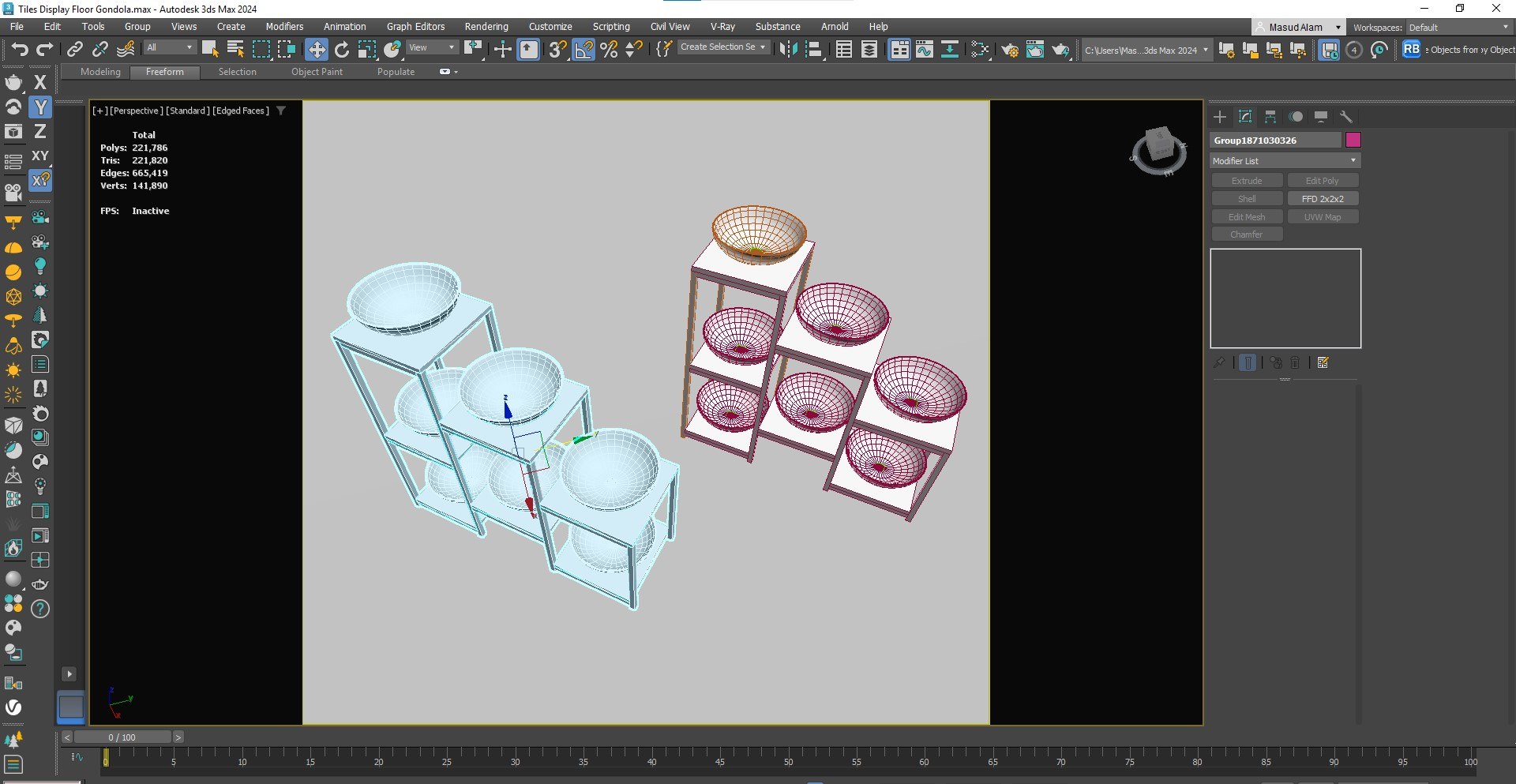 Modern Basin Display Stand 3D Model - TurboSquid 2467829