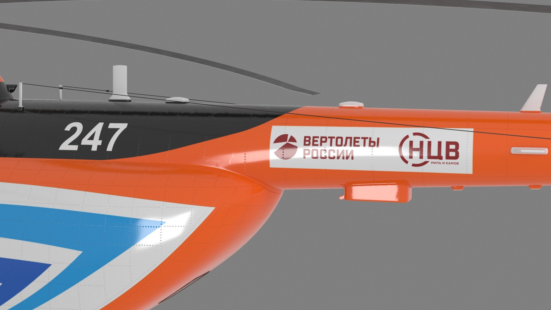 Russian Cargo Helicopter Gazprom MI-171 A3 Model - TurboSquid 2204058