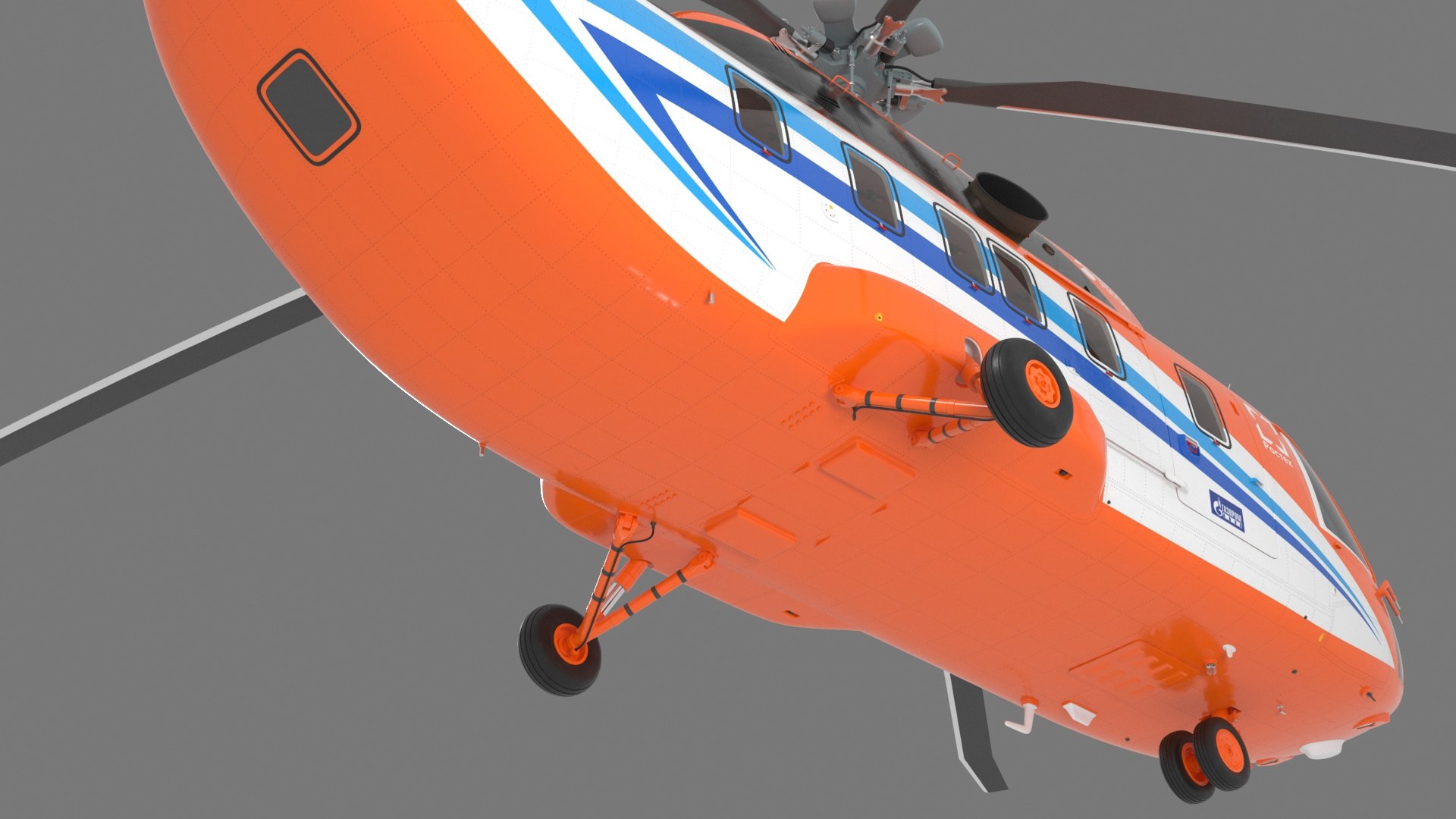 Russian Cargo Helicopter Gazprom MI-171 A3 Model - TurboSquid 2204058