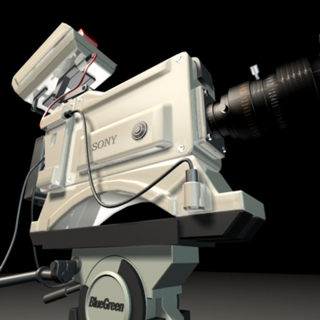 Sony Betacam Video Camera 3d 3ds