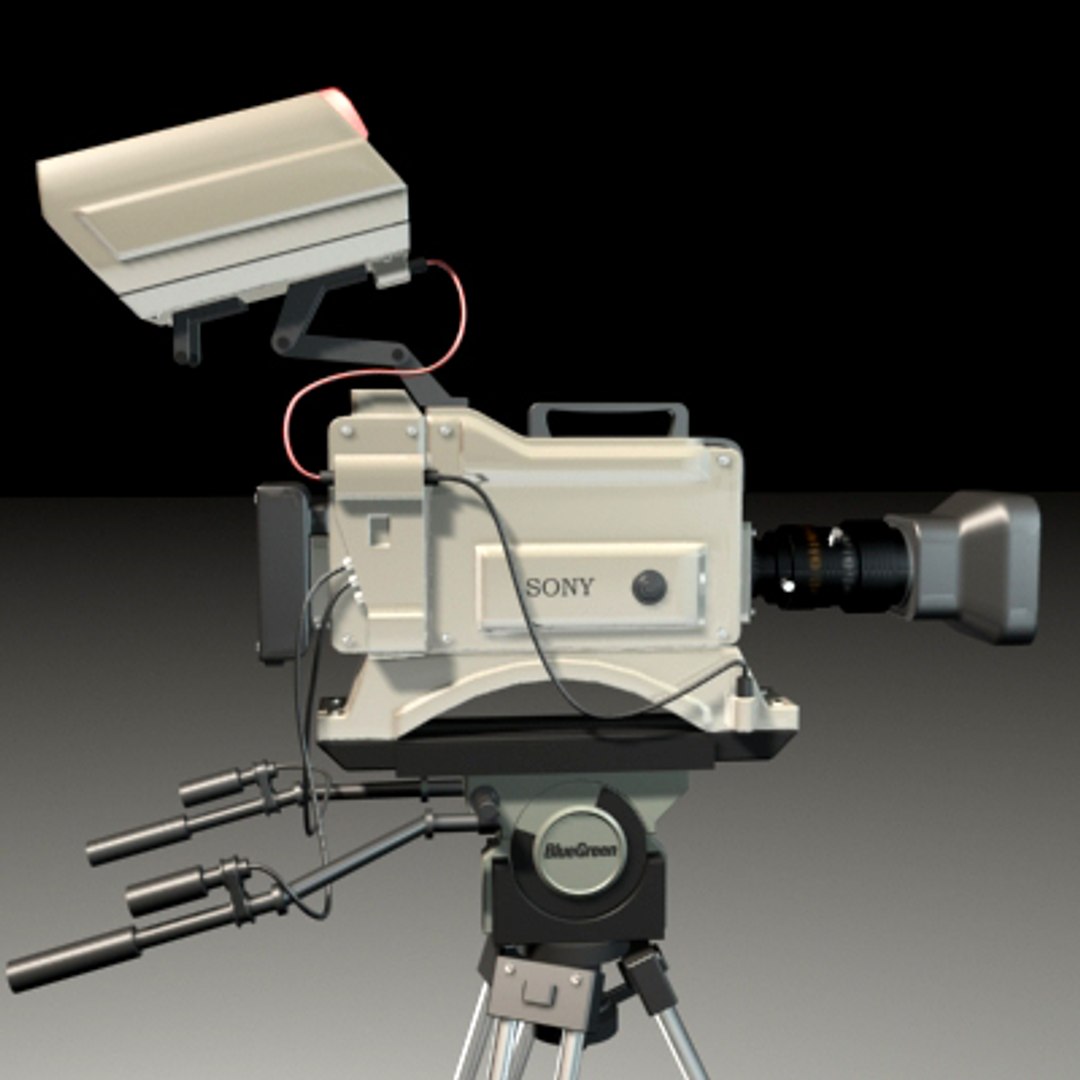 Sony Betacam Video Camera 3d 3ds