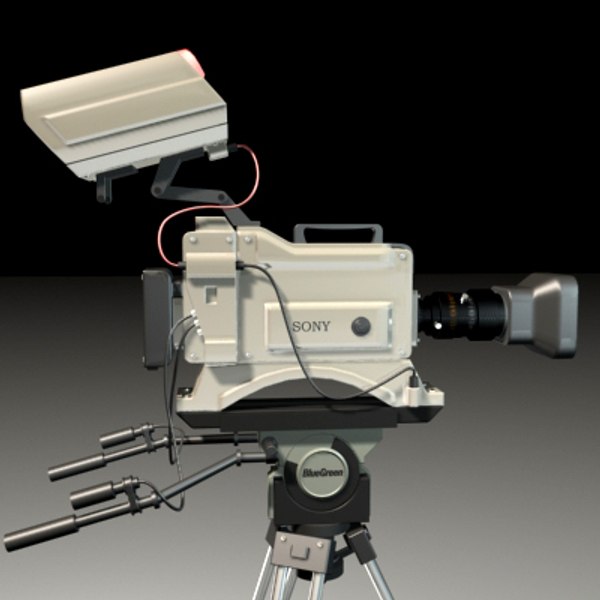 sony betacam video camera 3d 3ds