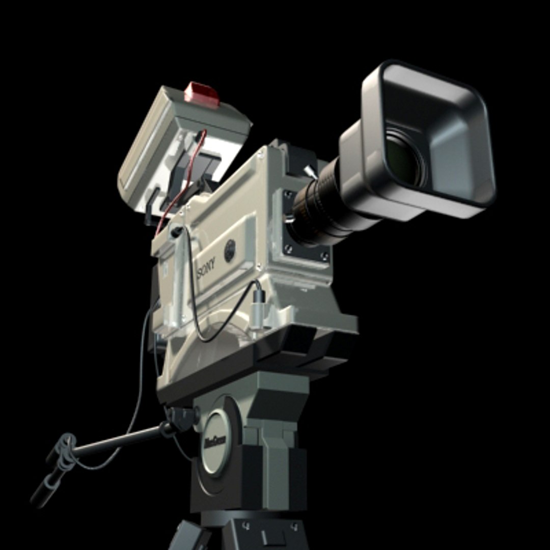 Sony Betacam Video Camera 3d 3ds