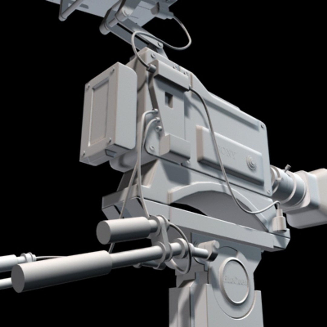 Sony Betacam Video Camera 3d 3ds