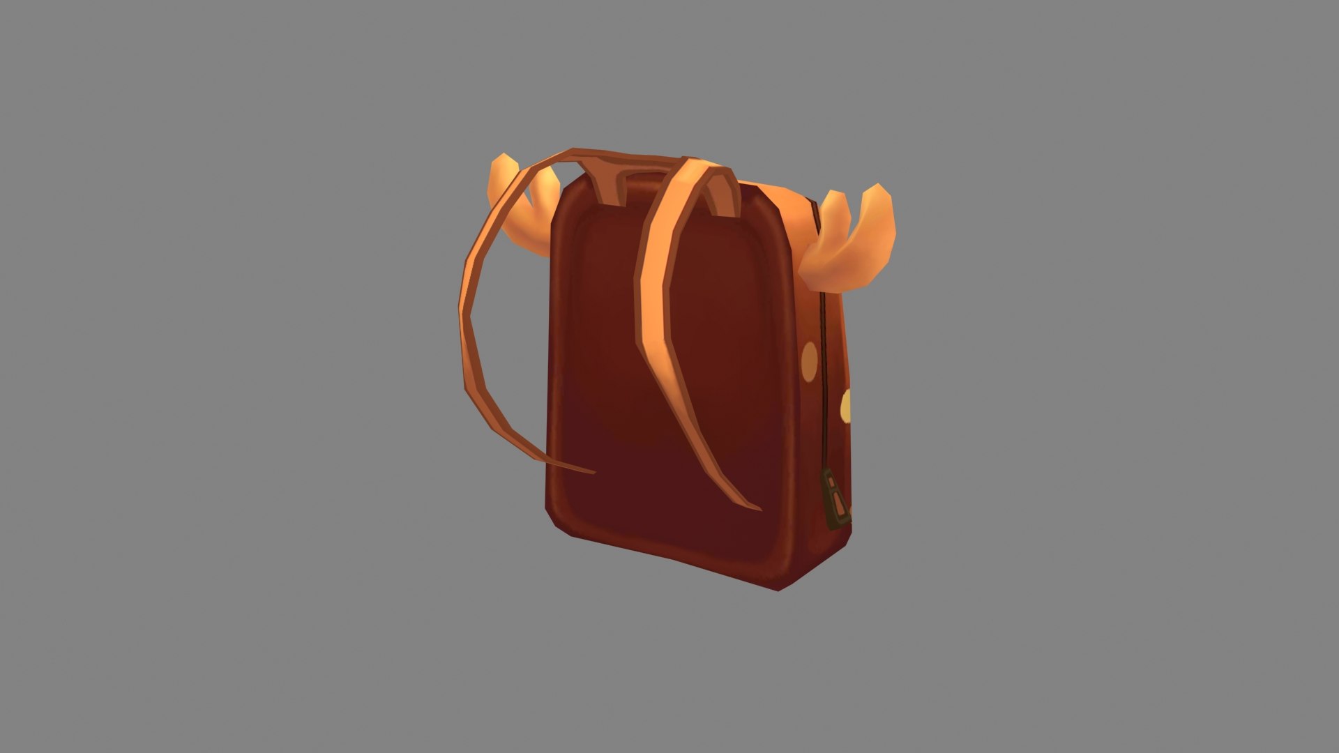 3D Cartoon Children School Bag - Elk Backpack Model - TurboSquid 1951399