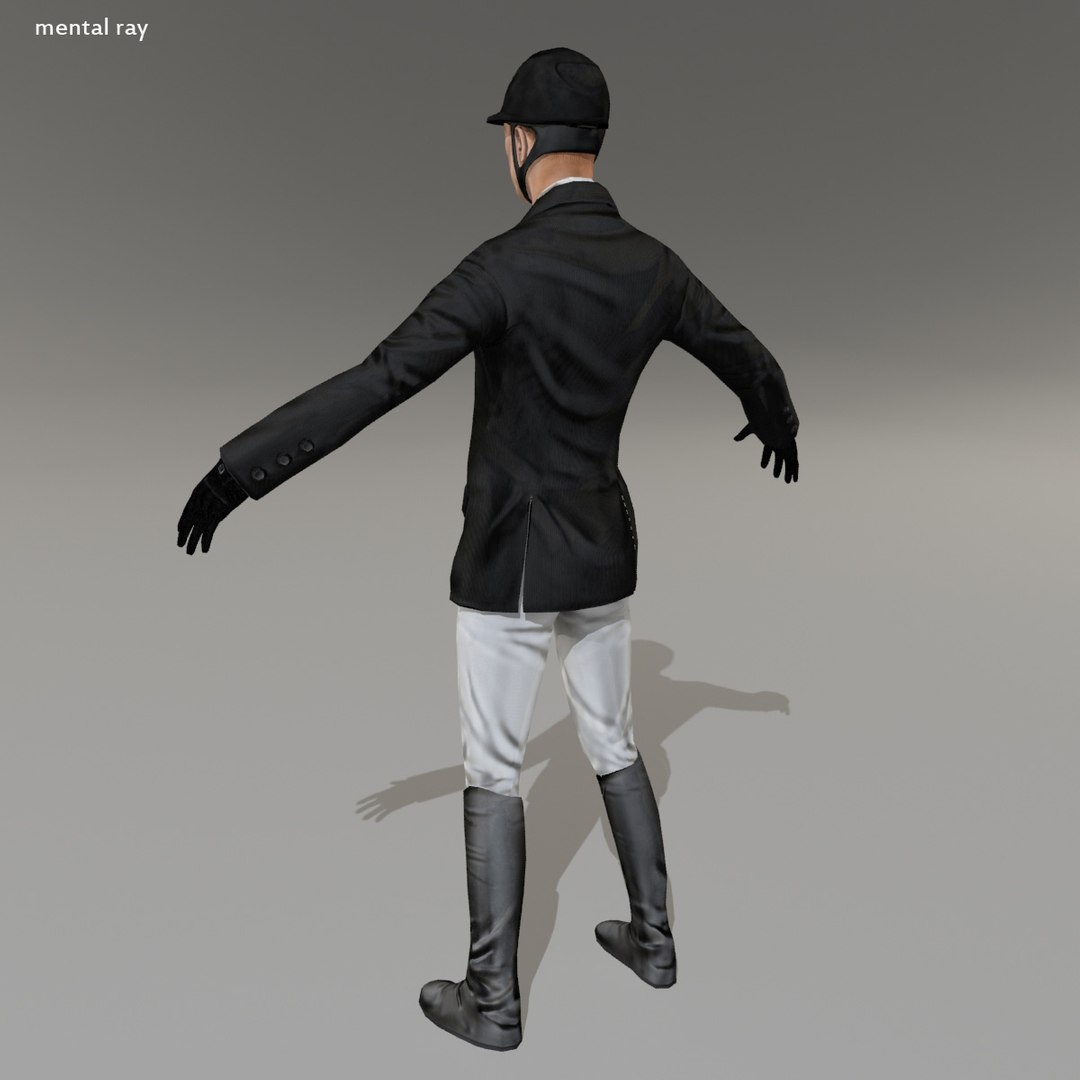 3d Model Horse Rider