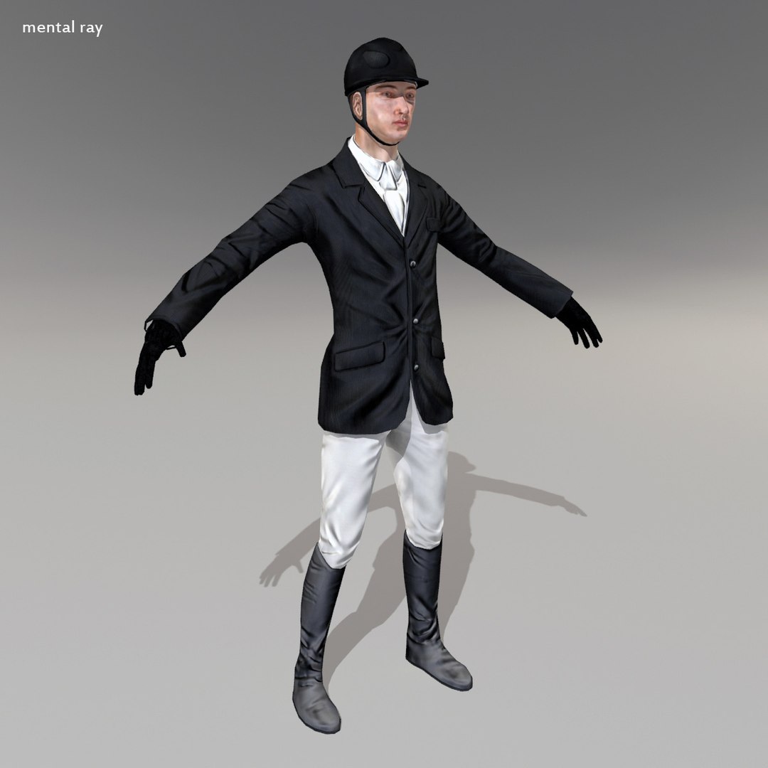 3d Model Horse Rider