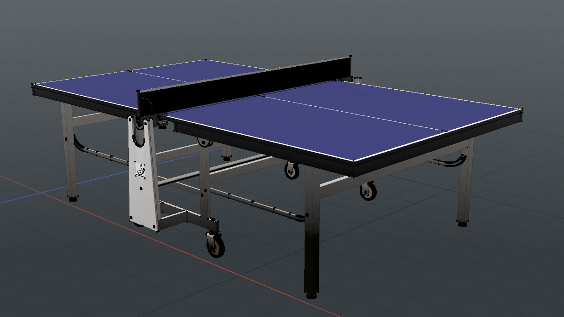 Table Tennis 3D Model - TurboSquid 1354580