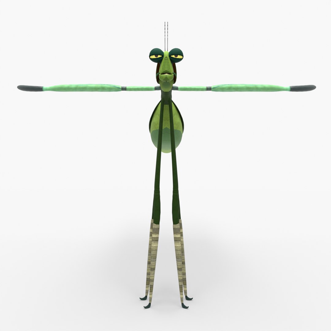 modelo 3d Mantis de Kung Fu Panda - TurboSquid 2296002