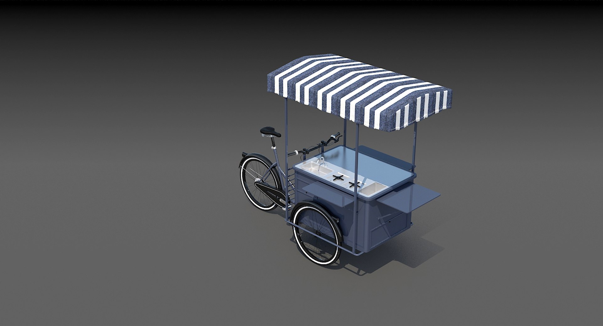 Street Food Bicycle 3D Model - TurboSquid 1186068
