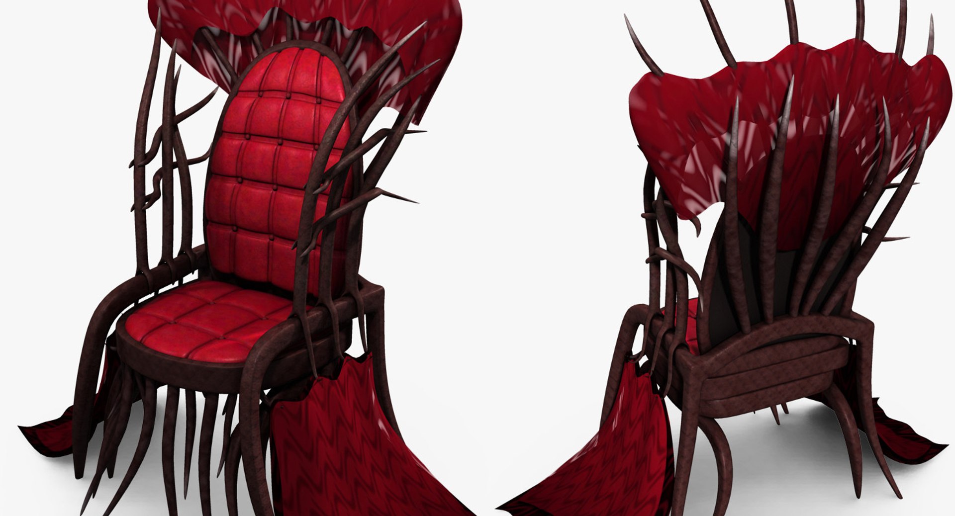 Throne Evil 3D Model - TurboSquid 1289665