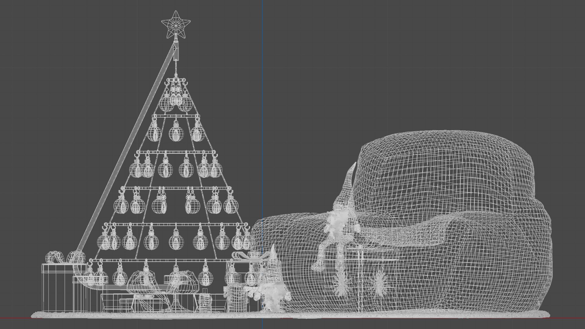 3D Model Christmas Scene1 - TurboSquid 2170426