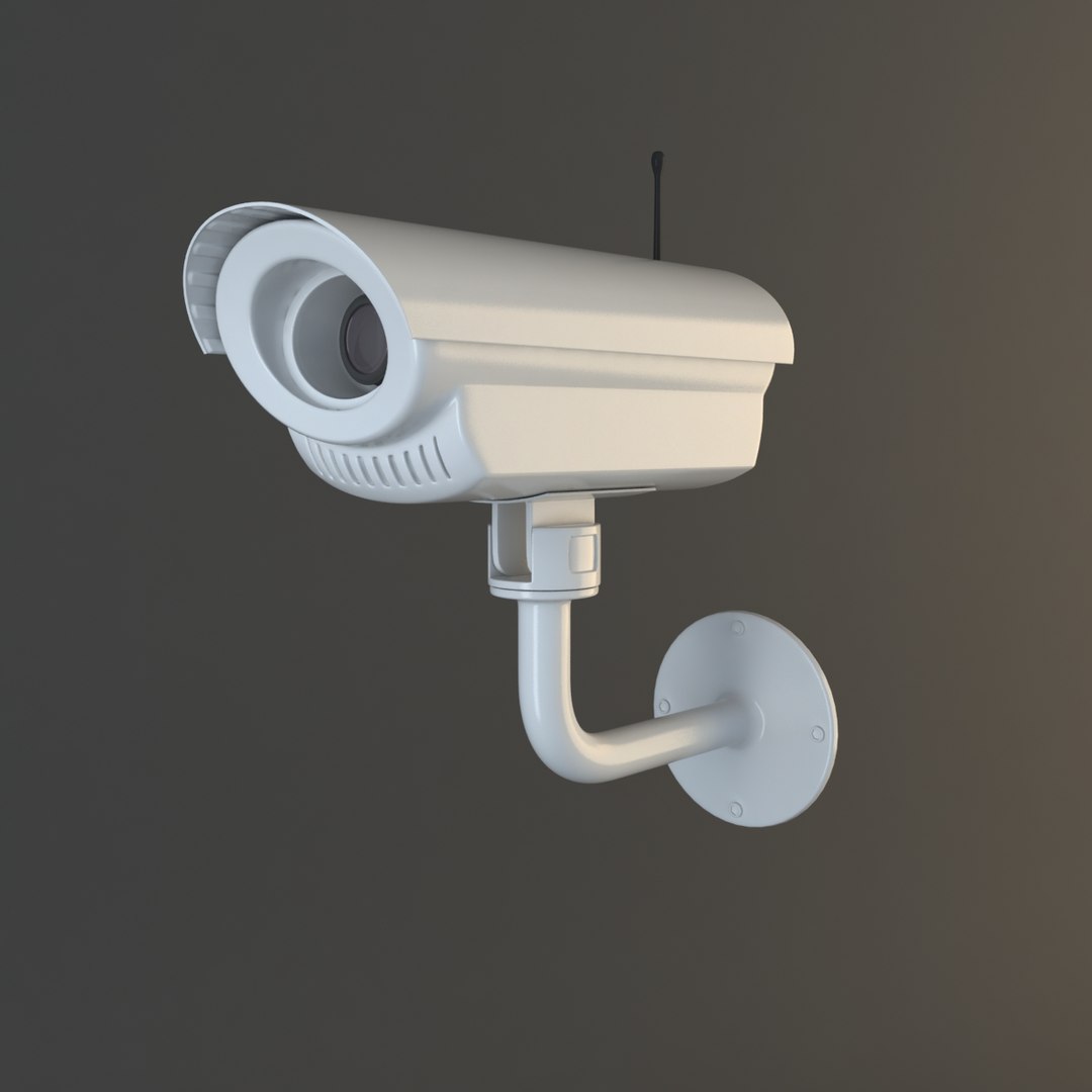 Security Camera 04 3d Dwg