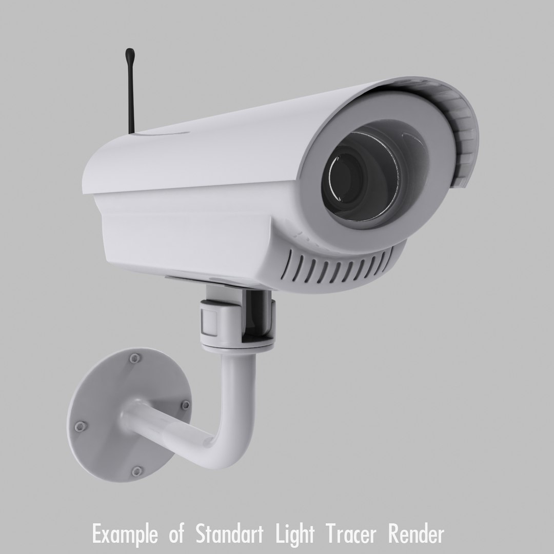 Security Camera 04 3d Dwg