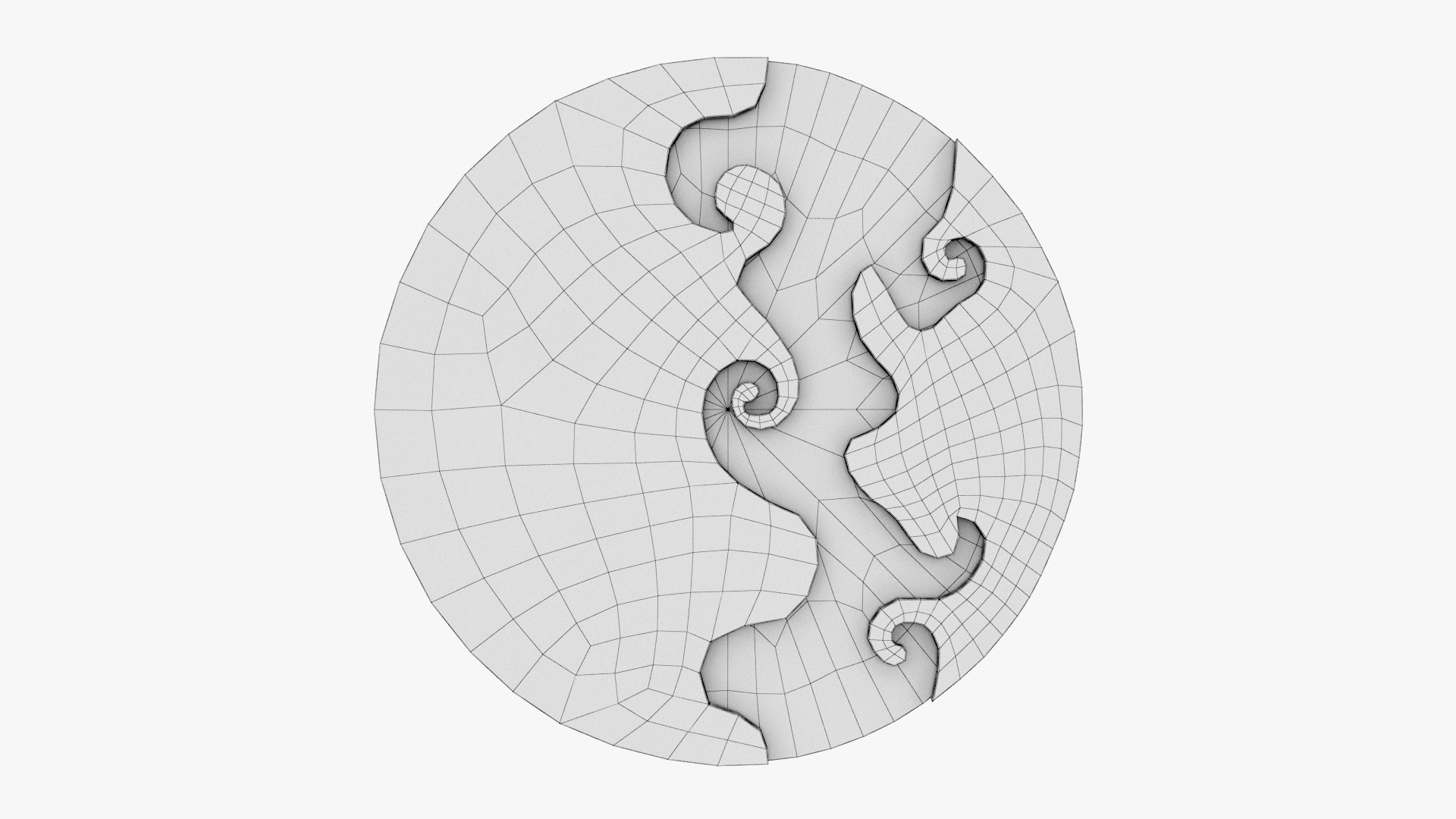 Wall Pano Tides 3D Model - TurboSquid 2100785