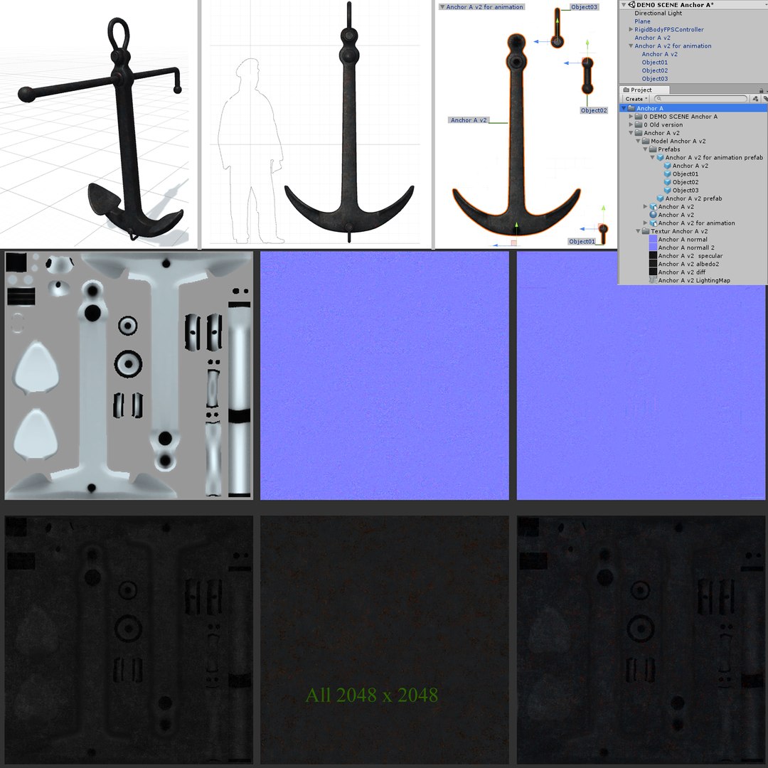Anchor Unity 3D Model - TurboSquid 1197282