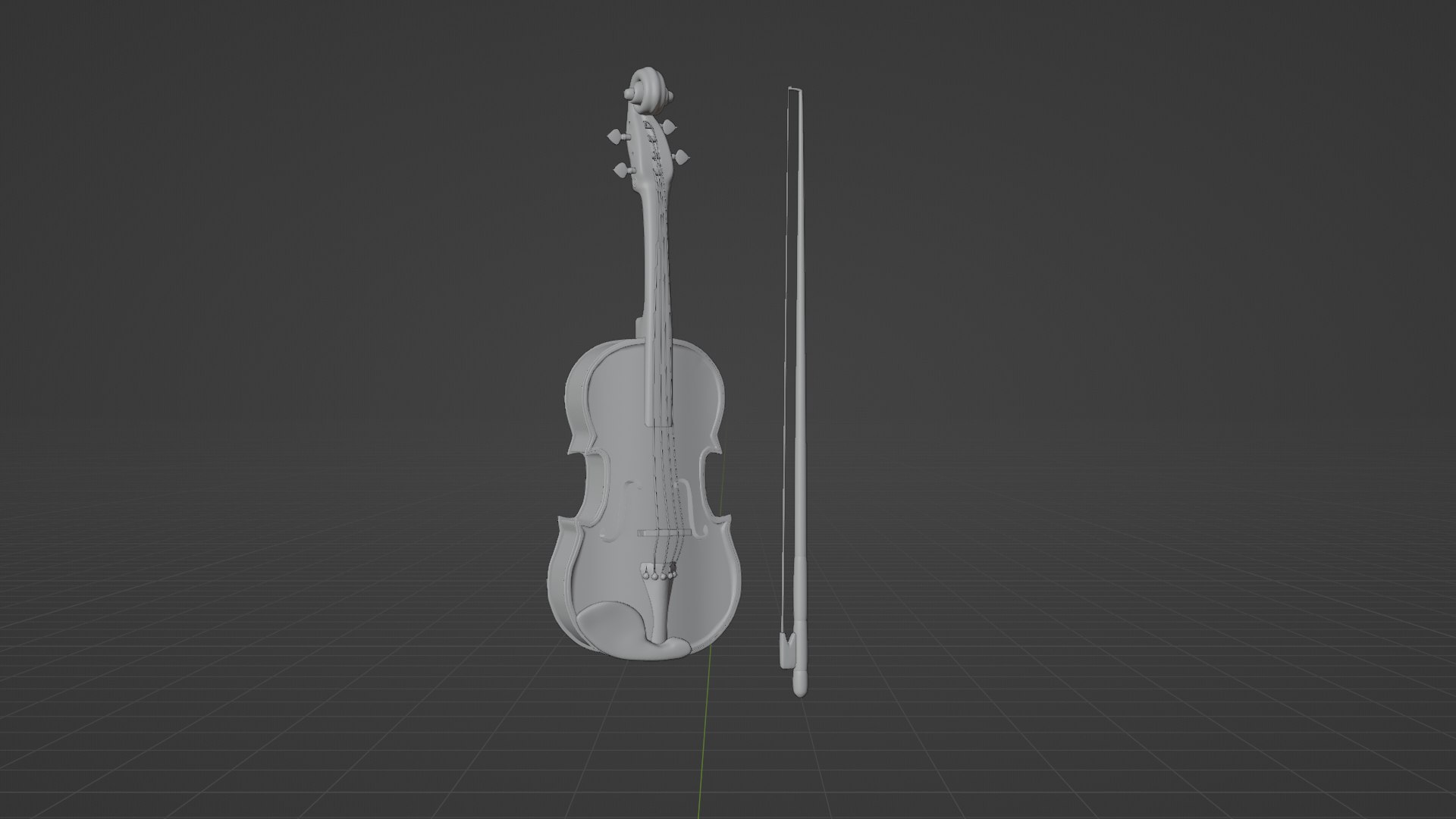 3D Violin Model - TurboSquid 1946241