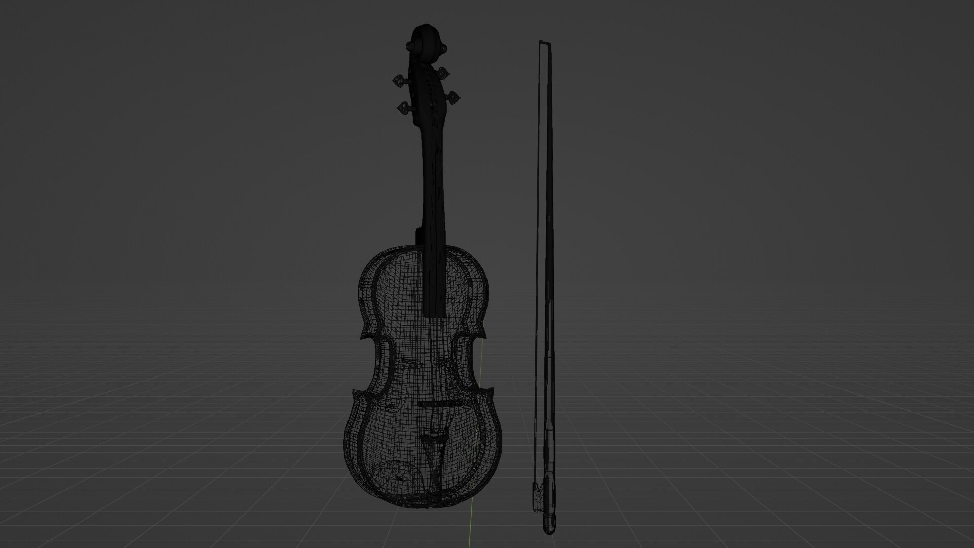 3D Violin Model - TurboSquid 1946241