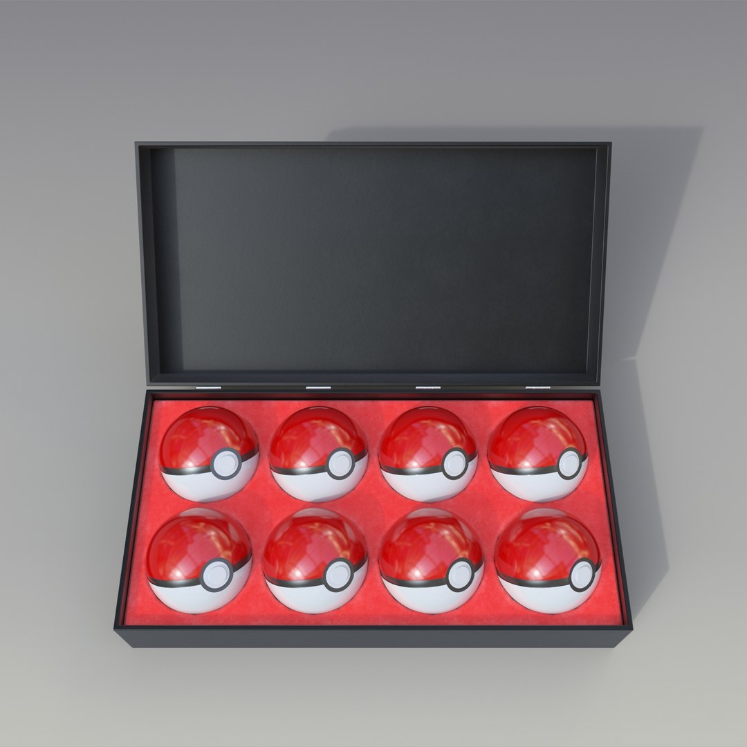3D Model Pokeball Box - TurboSquid 1151798