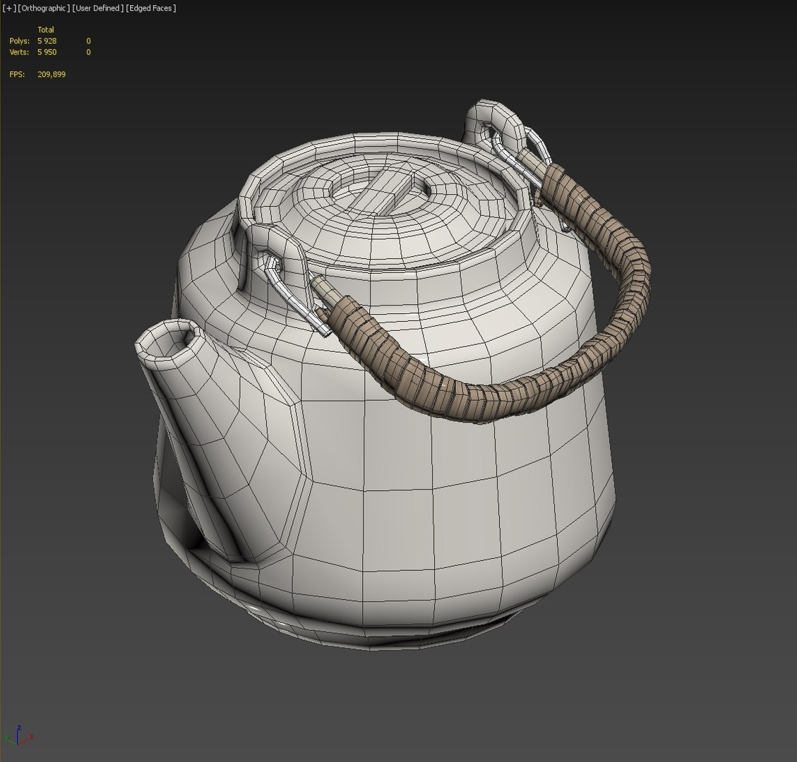 Tea Black Teapot 3D Model - TurboSquid 1686965