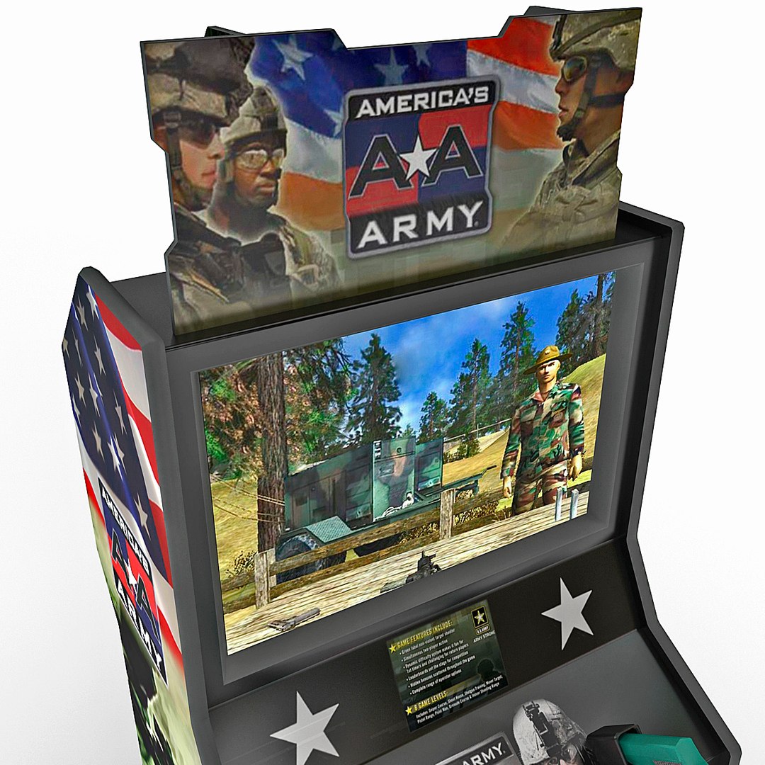 3d arcade americas army model