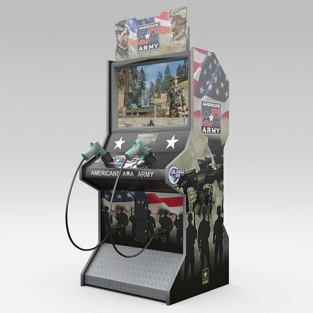 3d arcade americas army model