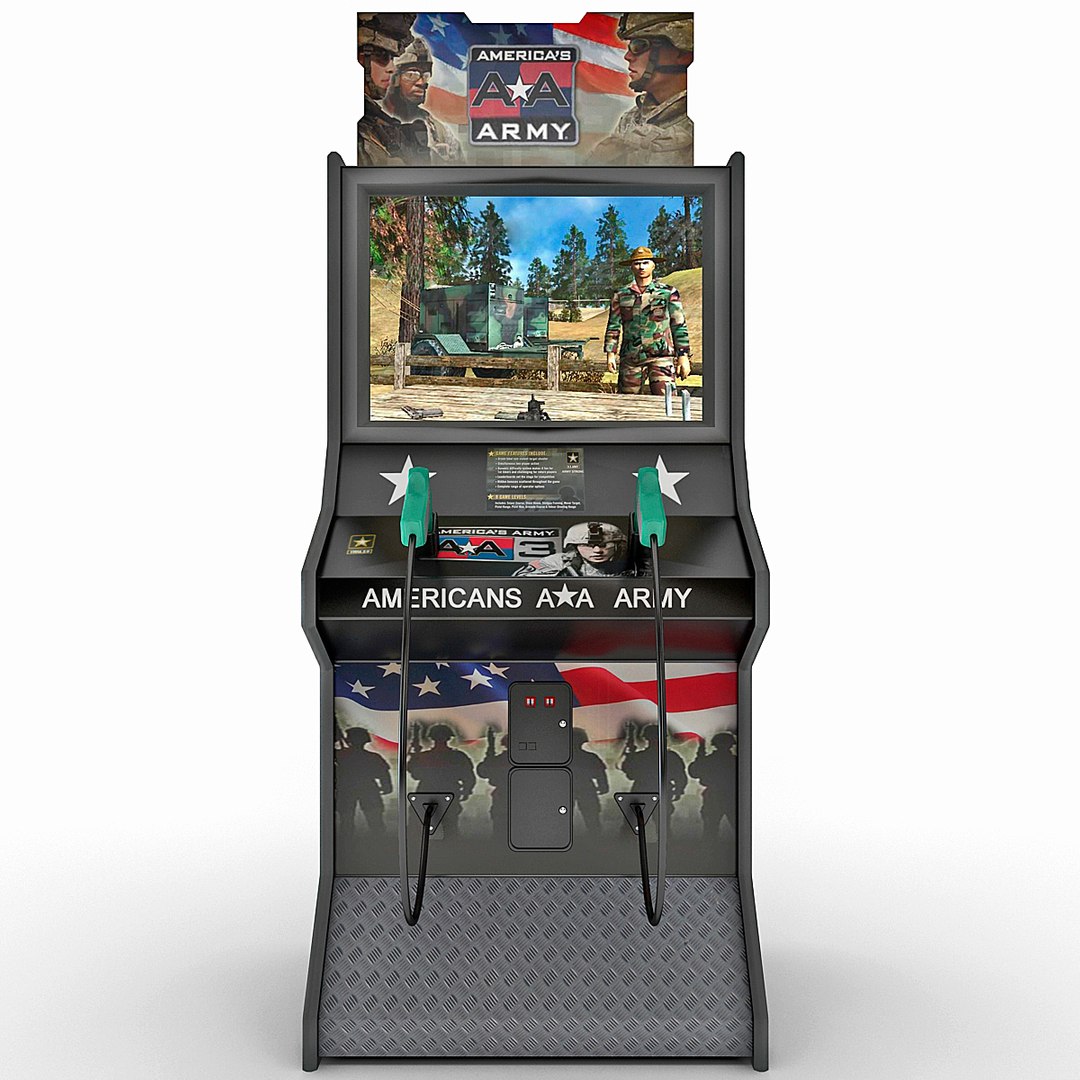 3d arcade americas army model
