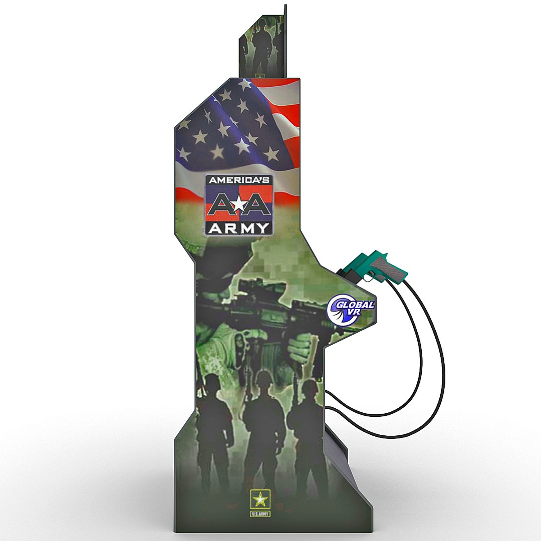 3d arcade americas army model