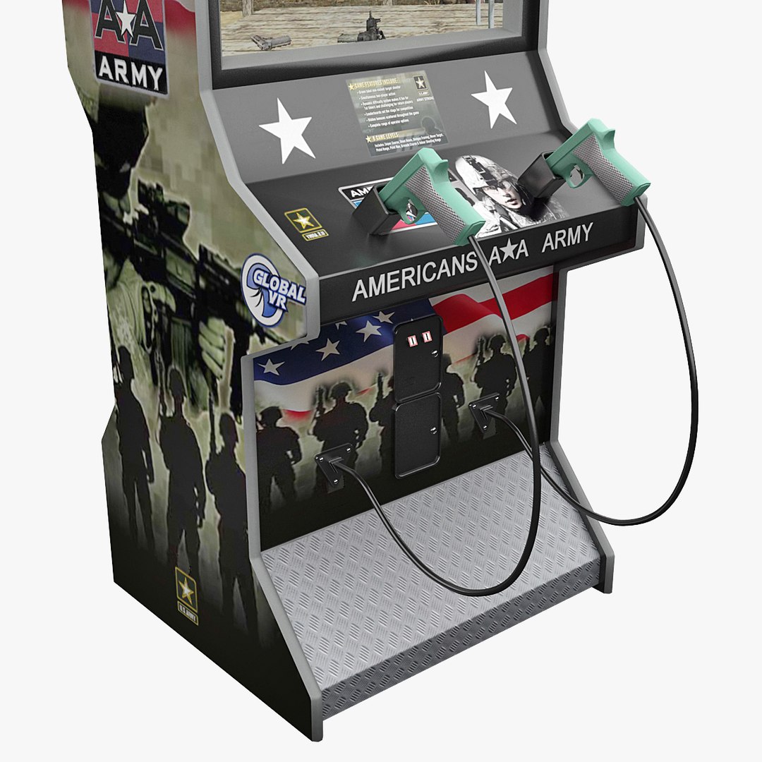 3d arcade americas army model