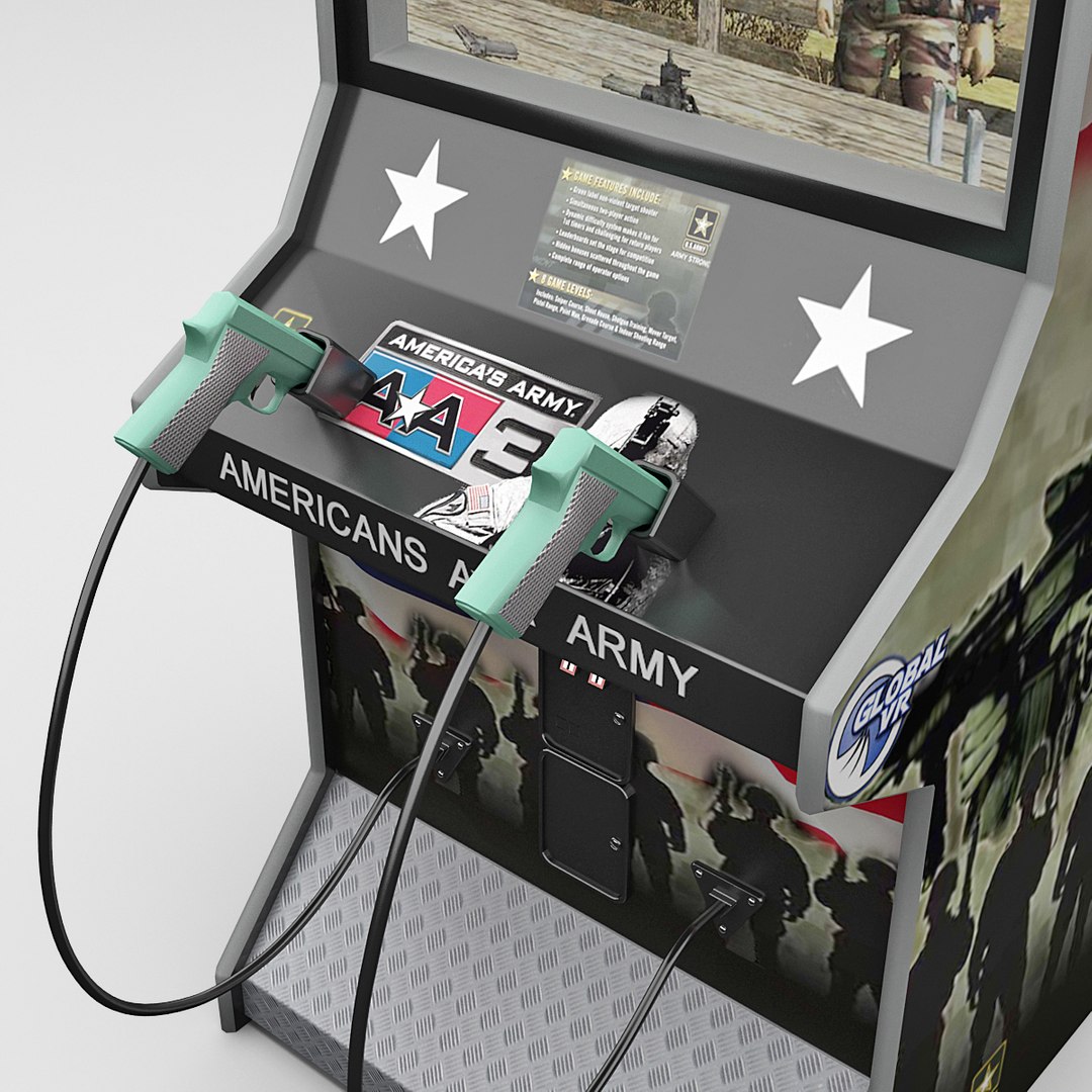 3d arcade americas army model