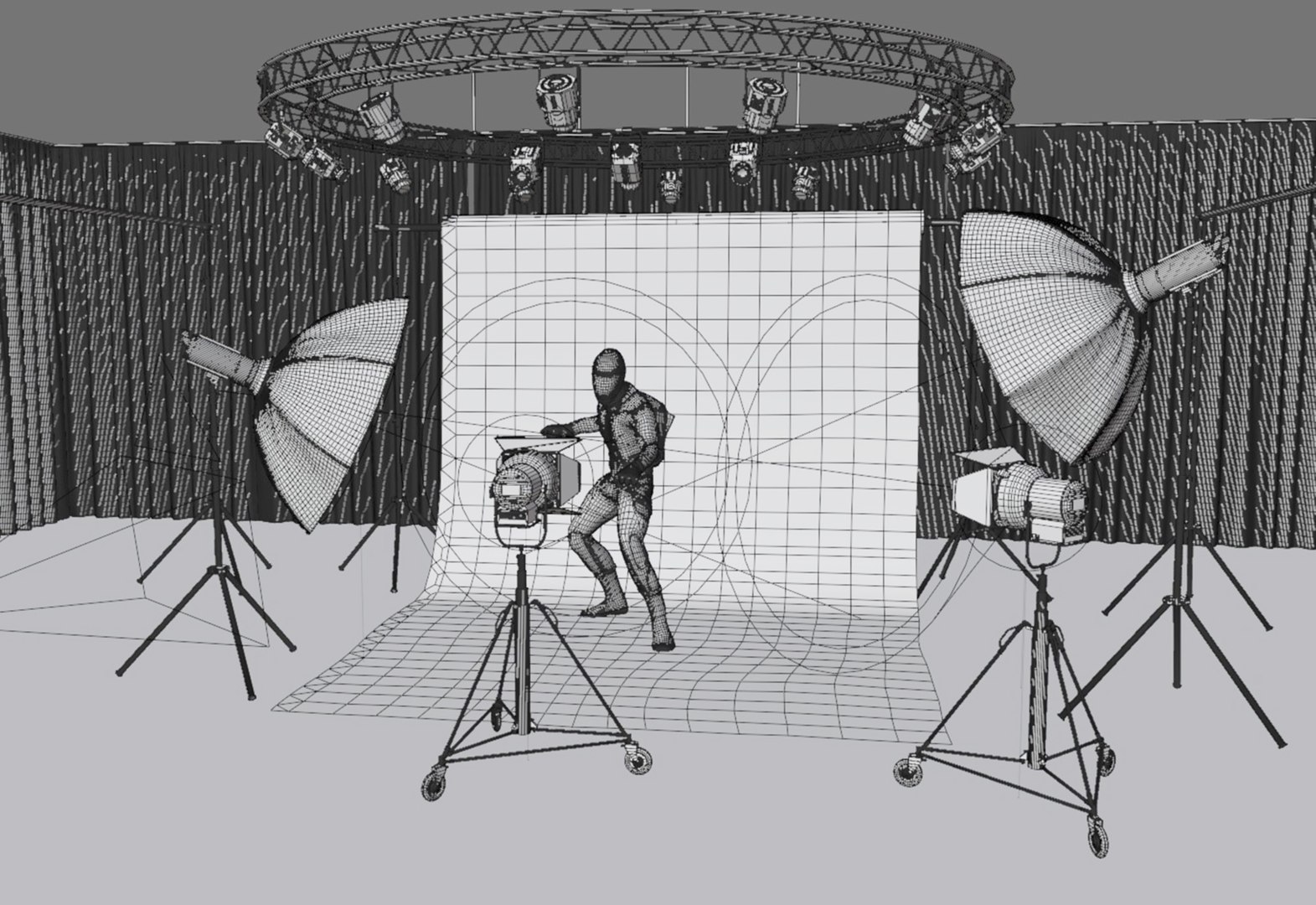 3D Studio Scene - TurboSquid 2093031