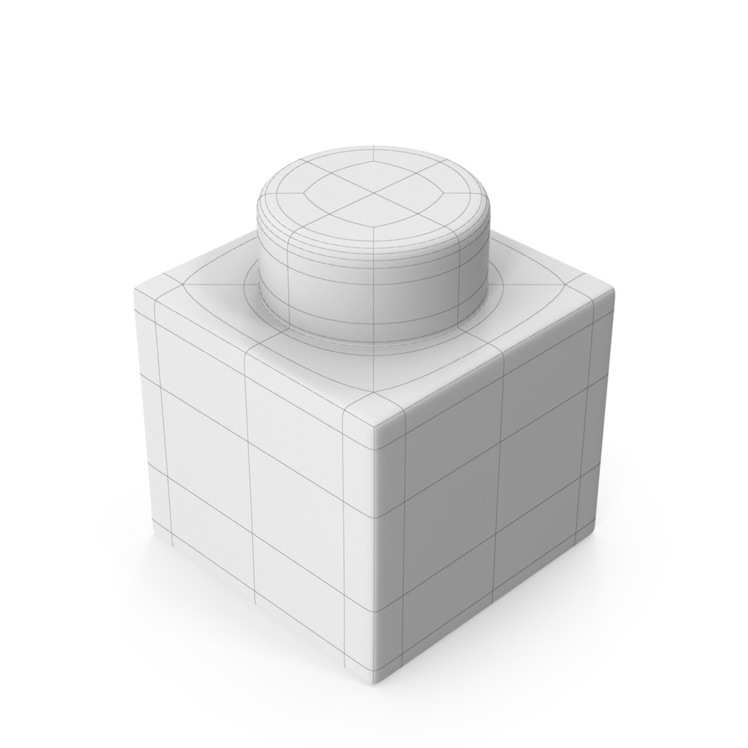 Toy Block 1x1 3D - TurboSquid 2372376