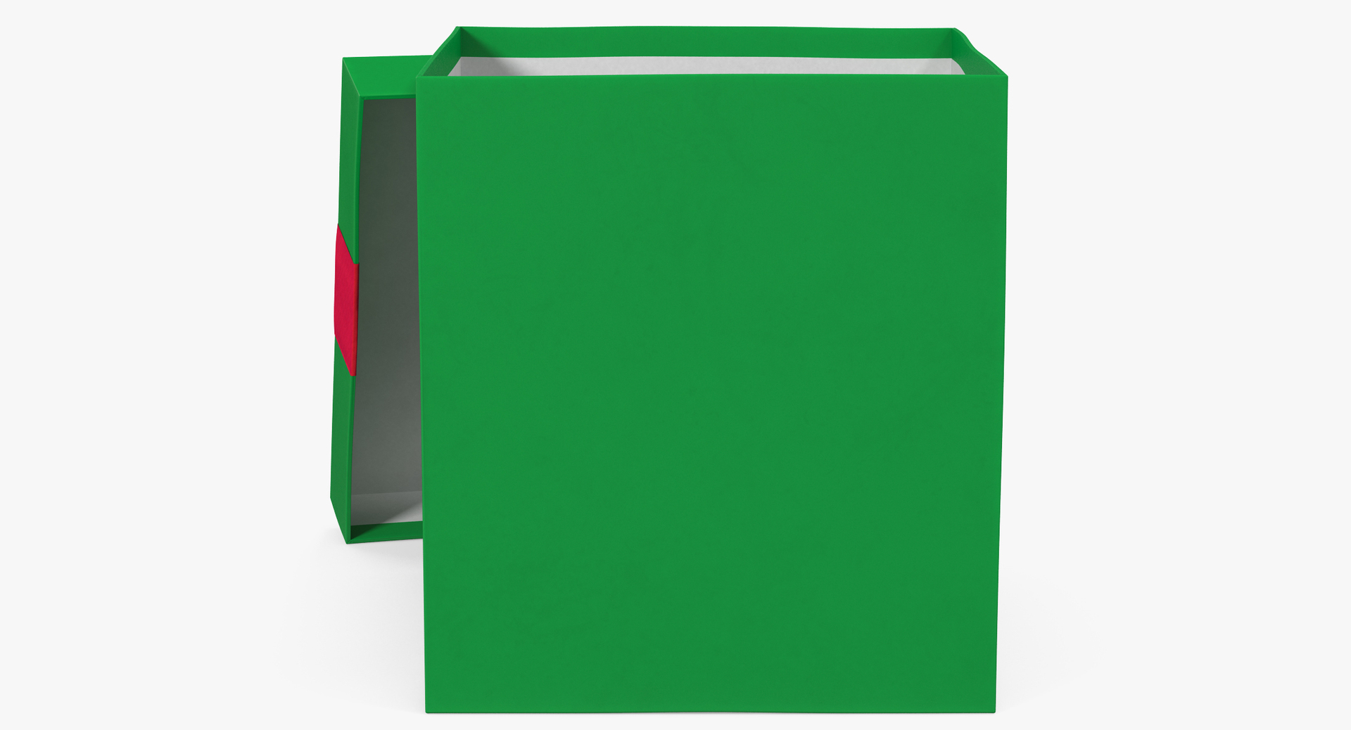 Gift box open green 3D model - TurboSquid 1201776
