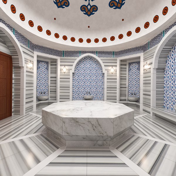 ハマム内部3Dモデル - TurboSquid 2413382