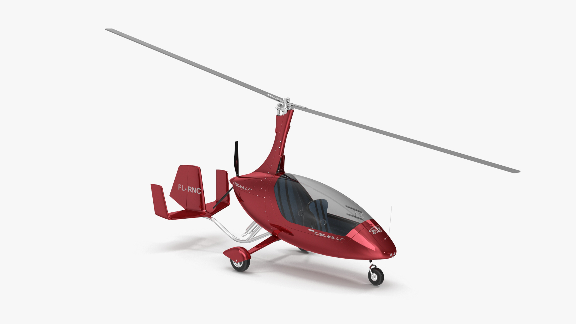 Calidus 912 Autogyro Red Simple Interior 3D - TurboSquid 2220928