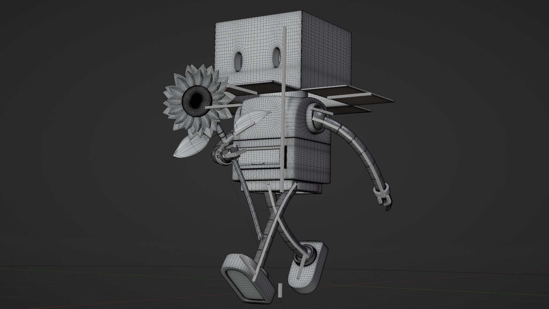 3D Happy Rusty Robot - Cartoon Style Animated - TurboSquid 2103906