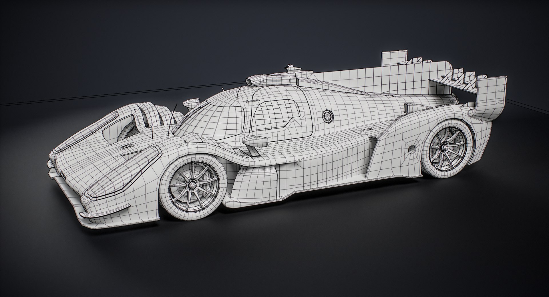 Glickenhaus SCG 007 LMH Hypercar WEC White Mockup 3D Model - TurboSquid ...