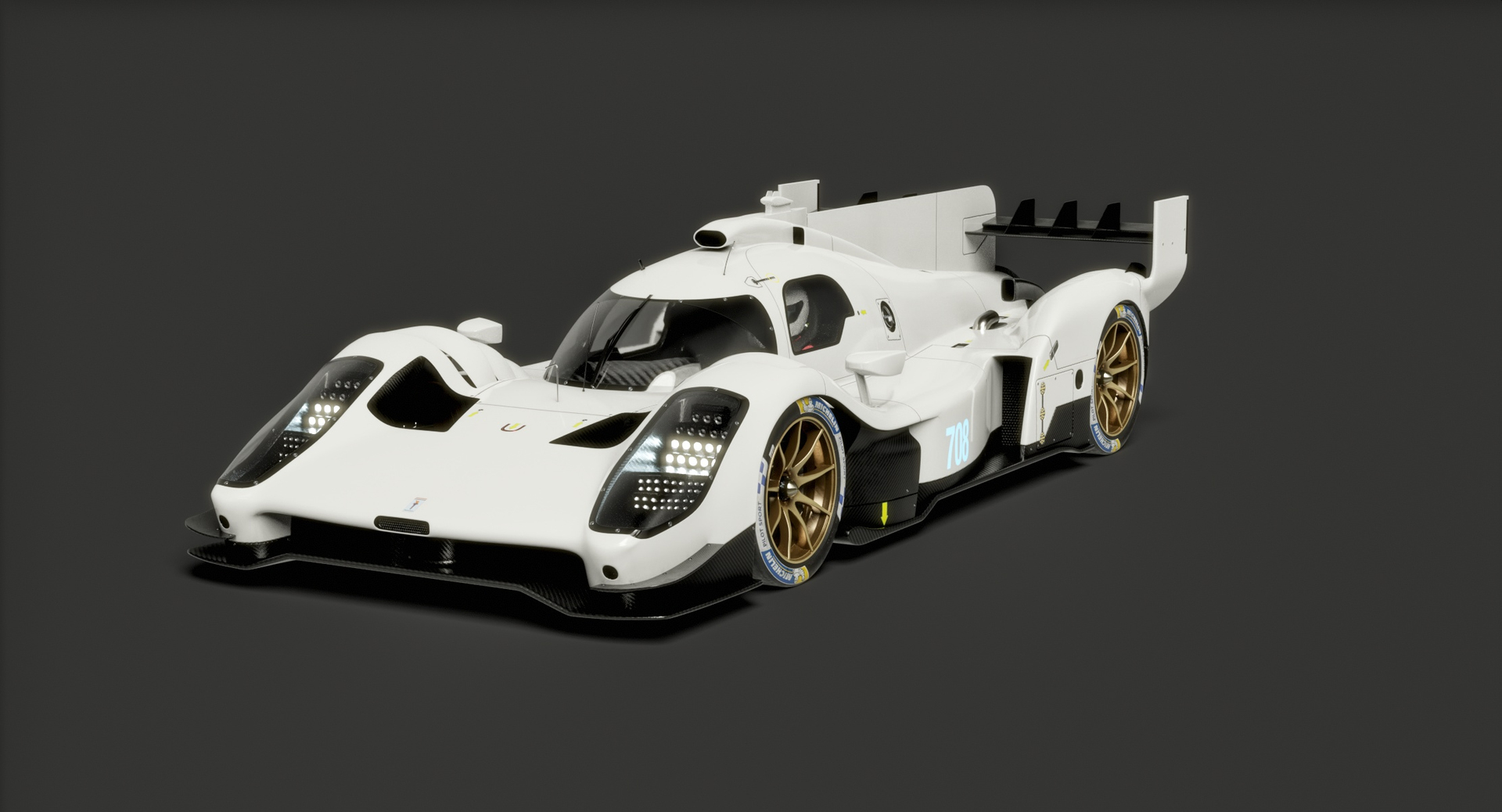 Glickenhaus SCG 007 LMH Hypercar WEC White Mockup 3D model - TurboSquid ...