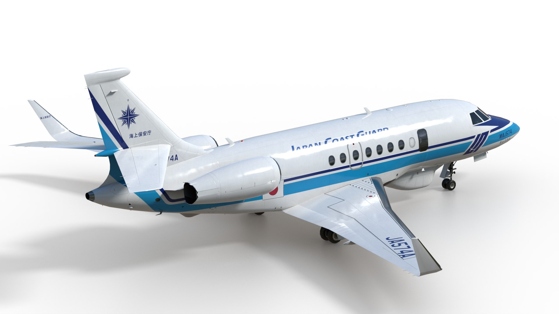 Dassault Falcon 2000MSA 3D Model - TurboSquid 2416708