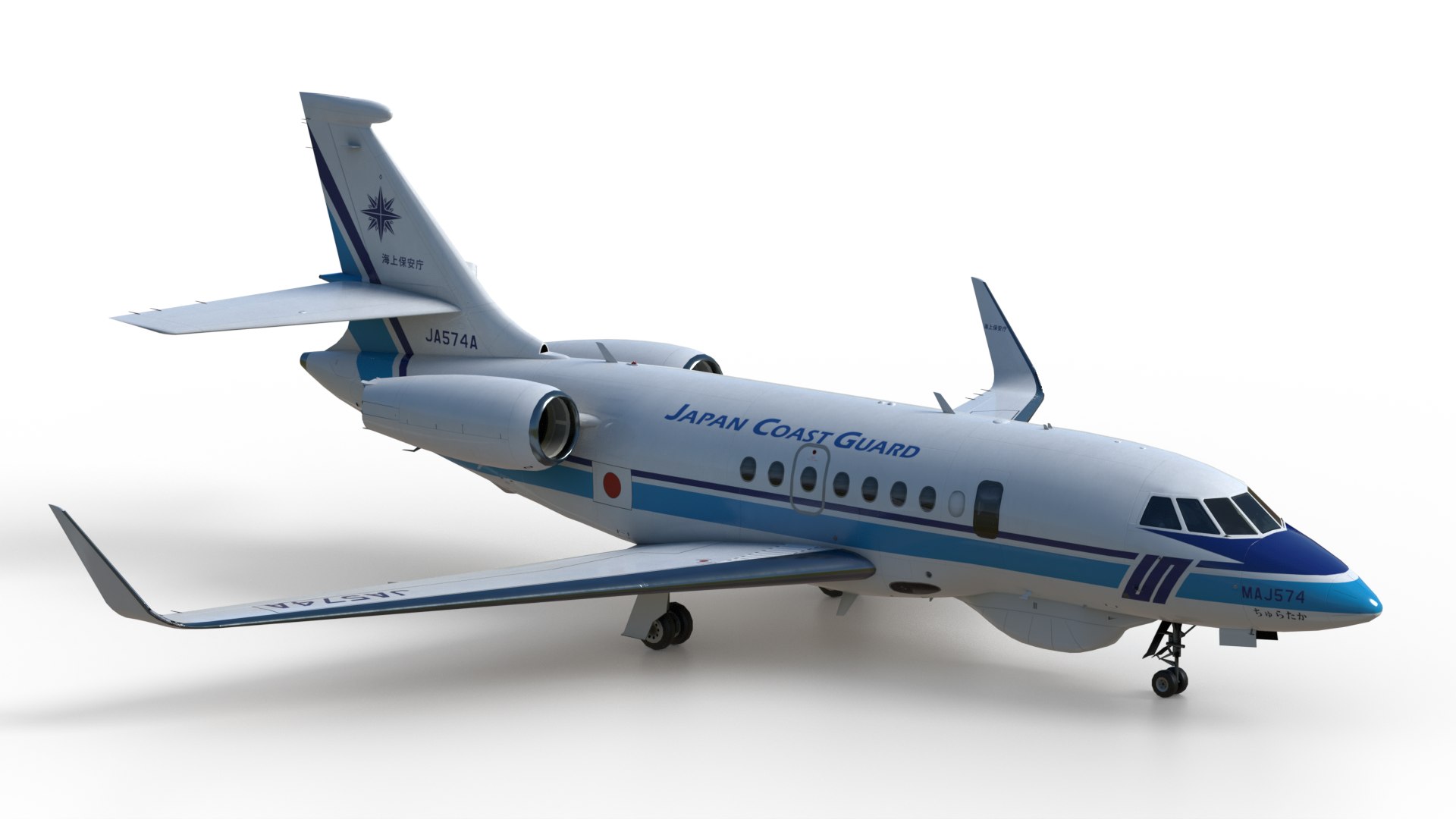 Dassault Falcon 2000MSA 3D Model - TurboSquid 2416708
