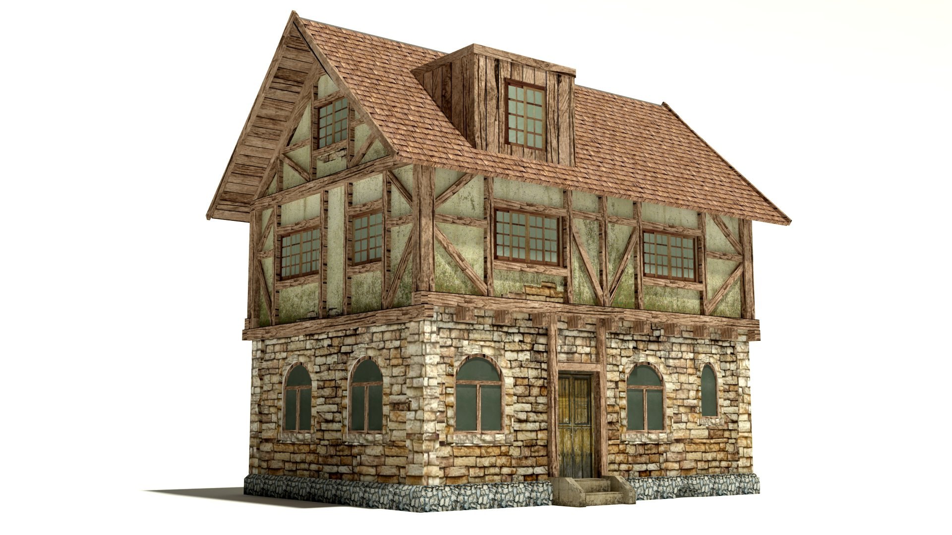 Medieval House 3D Model - TurboSquid 1341185