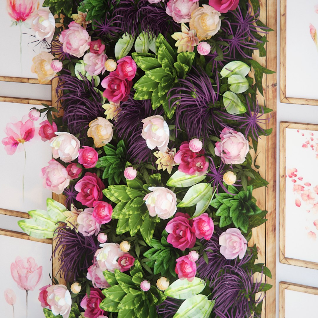 Max Flowers Green Wall