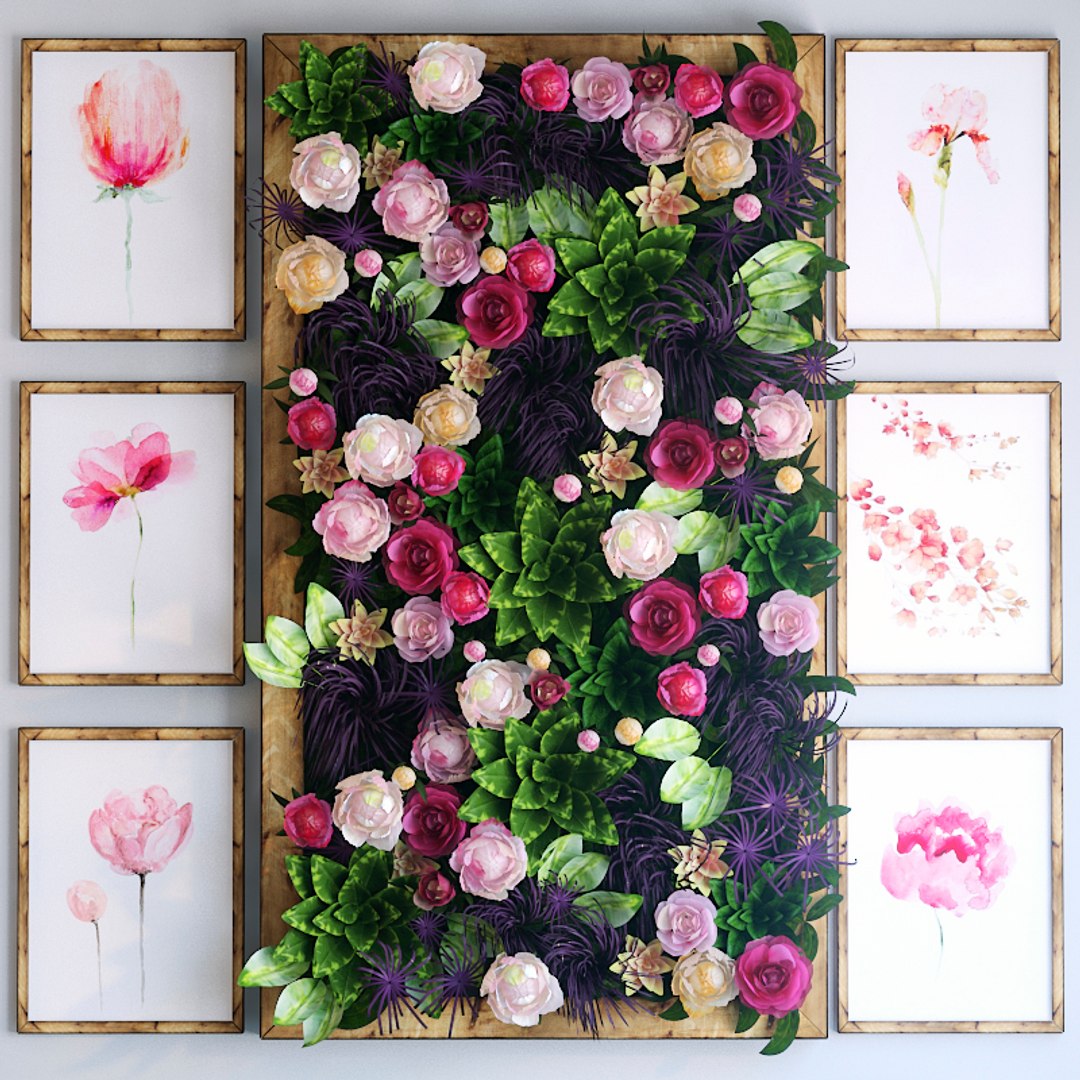 Max Flowers Green Wall