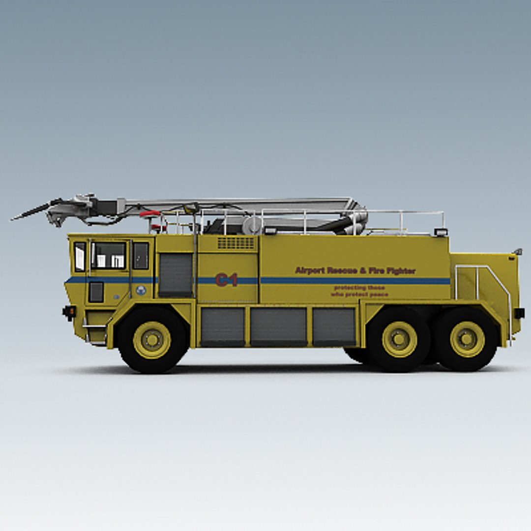 Airport Engine Fires 3ds